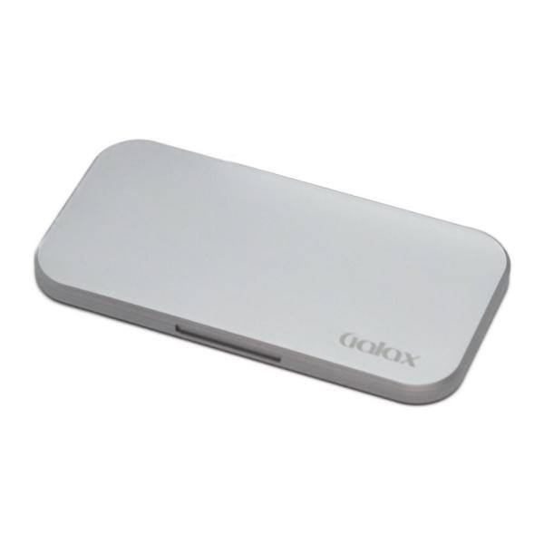 GALAX GC-AS B♭クラリネット・アルトサクソフォン兼用 リードケース シルバー  アルミニウム製の堅牢かつ軽量なボディで、サイズは6.7インチサイズのスマートフォンとほぼ同等。世界で最もコンパクトかつスタイリッシュなリードケースで...