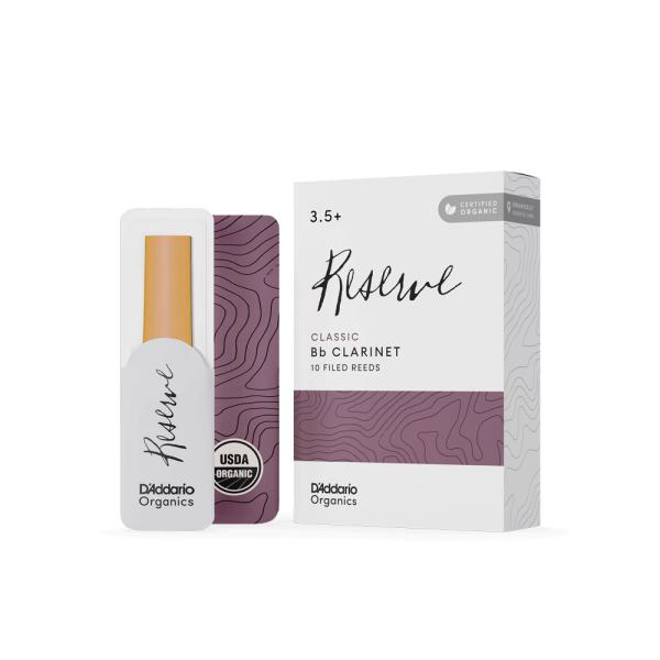 D'Addario Woodwinds ダダリオ ウッドウィンズ B♭クラリネットリード 10枚入り 硬さ：3.5+ ダダリオ オーガニックス レゼルヴ クラシック ※商品の性質上、商品の返品・交換はお受け出来ません。 ※旧品番とリード自体...
