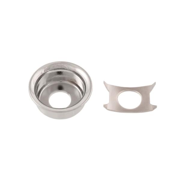 ALLPARTS オールパーツ AP-0275-001 Nickel Input Cup Jackplate For Telecaster テレキャスター用ジャックプレート  ※ギターパーツの取り扱いには、相応の技術と知識が必要になります。...