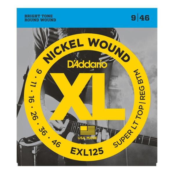D'Addario EXL125 エレキギター弦XL Nickel Round Wound独特なブライトサウンド、素晴らしいイントネーション。世界中のミュージシャンからの圧倒的な支持を誇る、言わずと知れたエレキ弦のスタンダード。EXL125...