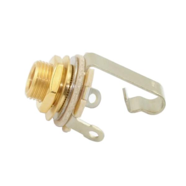 オールパーツ ギタージャック EP-0055-002 Switchcraft #11 Gold 1/4" Input Jack モノラルジャック ギターパーツ ALLPARTS。※ギターパーツの取り扱いには、相応の技術と知識が必要になります...