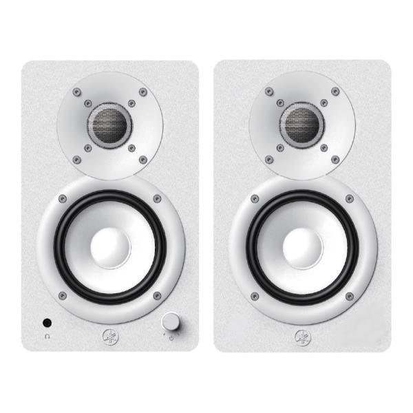 モニタースピーカー YAMAHA ヤマハ HS4W パワードスタジオモニタースピーカー 1ペア 小型  ・LFに4.5インチウーファー、HFに1インチドームツイーターを採用した2ウェイバスレフタイプ ・再生周波数特性（-10dB）60Hz-...