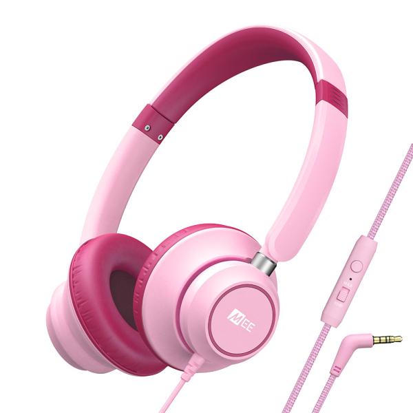 MEE audio ミーオーディオ HP-KJ45-PK KidJamz KJ45 ピンク 子供用 有線ヘッドホン キッズヘッドフォン  MEE audio KidJamzはお子様（4歳以上）の聴覚を保護するように設計された音量リミッター（...