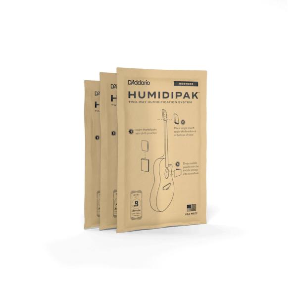 Planet Waves by D'Addario PW-HPCP-03 Automatic Humidity conditioning packets 3 Pack 湿度調整剤 交換用 3パック入り  Humidipak Restore用...