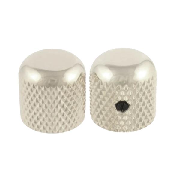オールパーツ ギターパーツ ノブ MK-0110-001 Nickel Dome Knobs Set Of 02 コントロールノブ 2個セット ALLPARTS。※ギターパーツの取り扱いには、相応の技術と知識が必要になります。自己責任にて取...