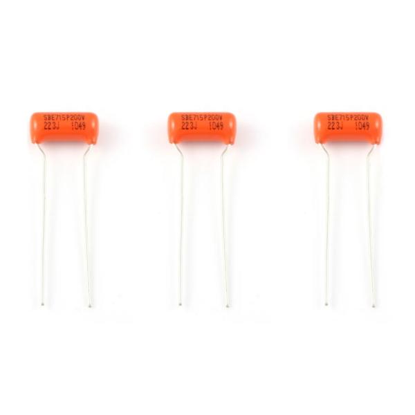 ALLPARTS オールパーツ EP-4382-000 .022 MFD Orange Drop Capacitors (Qty 3) コンデンサー 3個セット  ※ギターパーツの取り扱いには、相応の技術と知識が必要になります。自己責任にて...