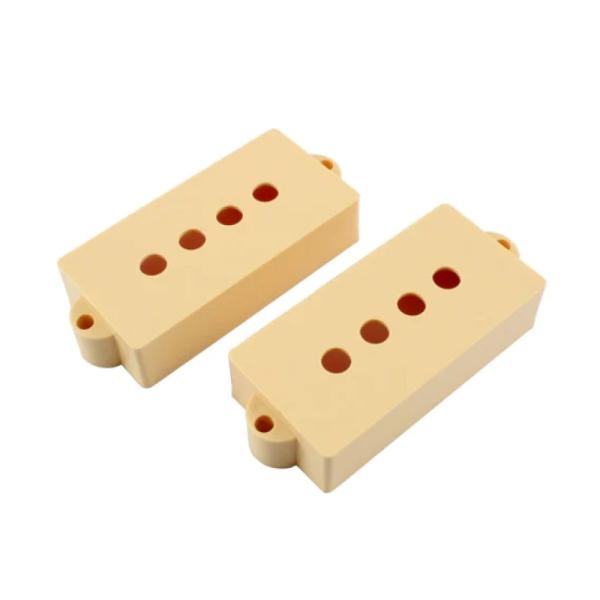 ALLPARTS オールパーツ PC-0951-028 Pickup Covers For Precision Bass Cream プレシジョンベース用ピックアップカバー 2個セット  ※パーツの取り扱いには、相応の技術と知識が必要になり...
