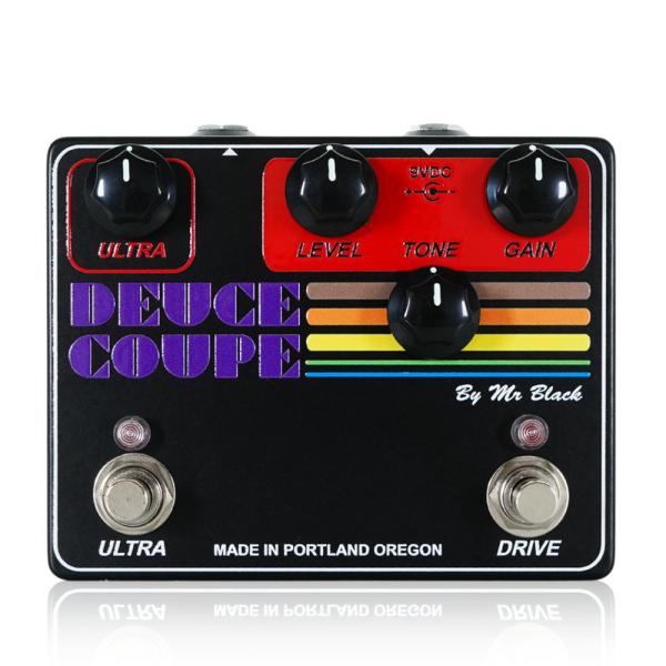 Mr.Black Deuce Coupe オーバードライブ ギターエフェクター  Jack Deville Electronicsとして発売されたオーバードライブが、12年ぶりの進化を遂げました。  Mr. Black Deuce Coup...