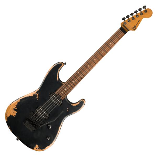 Charvel シャーベル Pro-Mod Relic San Dimas Style 1 HH FR PF Weathered Black エレキギター  本製品の最大の特徴であるレリック加工を施したアルダー材ボディには、環境の影響を最小...