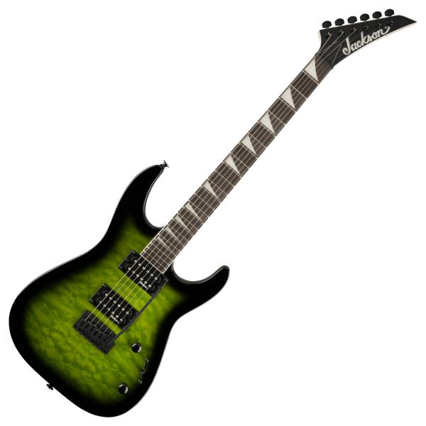 Jackson ジャクソン JS Series Dinky JS20 DKQ 2PT Transparent Green Burst エレキギター  Jackson JSシリーズは、お求めやすい価格でJacksonギターの卓越したトーン、ス...