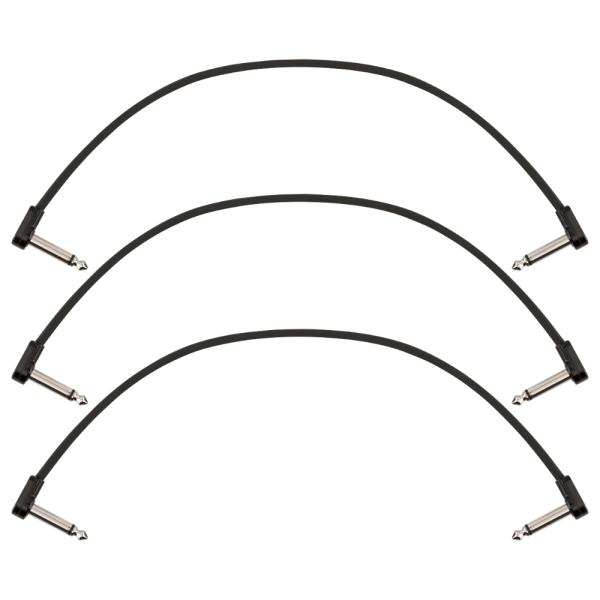 Fender フェンダー Blockchain 12インチ Patch Cable LL 30cm ギターケーブル 3本セット  カスタム設計のパッチケーブルコレクションであるFender Blockchainパッチケーブルは、所有のエフェ...