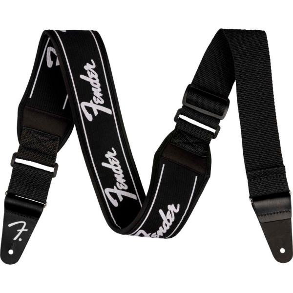 Fender フェンダー Swell Neoprene Logo Strap Running Logo 2.5インチ ギターストラップ  極上の快適性を念頭に設計されたFender Neoprene Strapは長時間の練習やパフォーマンス...