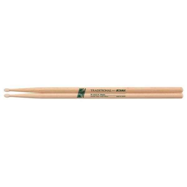 TAMA スティック M-JAZZ-N メイプル ドラムスティック トラディショナルシリーズ タマ。「軽く柔らかいタッチ、かつ小さい音量でのコントロールが容易なドラムスティック」として高い人気を誇るメイプル製ドラムスティック、「M-JAZZ...