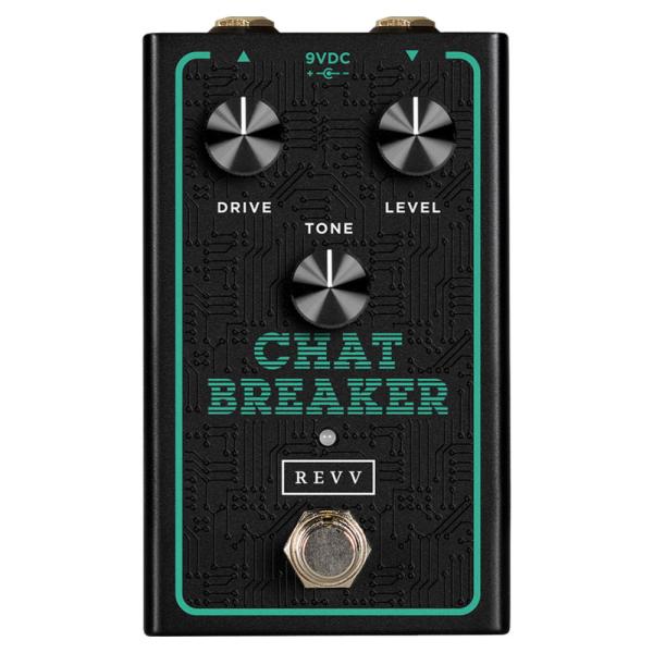REVV Amplification レヴ アンプリフィケーション Chatbreaker オーバードライブ ギターエフェクター  チャットブレイカーは、レヴ・アンプリフィケーションの開発チームが、新たなエフェクター・デザインを人工知能(A...