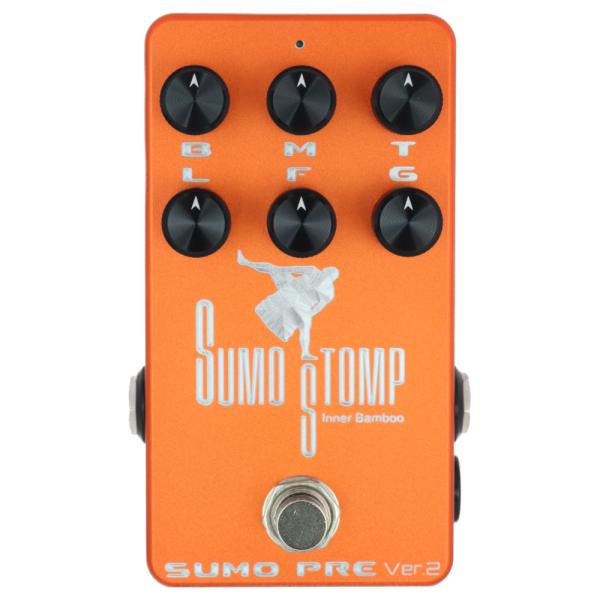 SUMO STOMP スモーストンプ SUMO PRE ver.2 ベース用エフェクター  U-IIと並び高評価を得ているIBBIフラグシッププリアンプ、B-IIの機能を厳選しMXRサイズの筐体に作りこみました。 こちらもSUMO COMP...