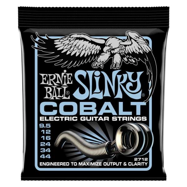 ERNIE BALL 2712 Cobalt PRIMO Slinky エレキギター弦 095-44 アーニーボール コバルトプリモスリンキー  世界で初めてアーニーボールが完成させたコバルト・ストリングスは、従来のニッケル合金よりも高い磁...