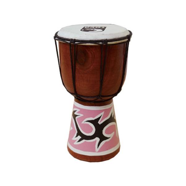 TOCA トカ SDMINI 4インチ Mini Djembe ジャンベ  【WOOD ROPE TUNED DJEMBES】 本格的な仕様を持つミニジャンベ。 ウッドボディにハンドペイントで描かれた可愛らしさのある造りはゴートスキンヘッド...