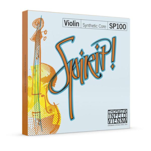 トマスティック インフェルト バイオリン 弦 セット SPRIT SP100 スピリット Thomastik Infeld。スピリット  低音から高音まで暖かい音色。 反応は滑らかでバランスが良く弾きやすい。   シンセティックコア 4/4...