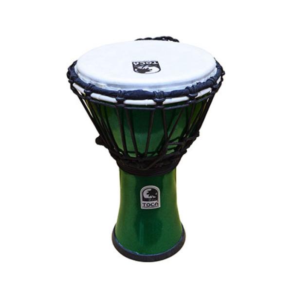 TOCA トカ TFCDJ-7MG Freestyle II Colorsound Djembe 7インチ Metallic Green ジャンベ  【FREESTYLE II COLORSOUND DJEMBE】 フリースタイルシリーズの...