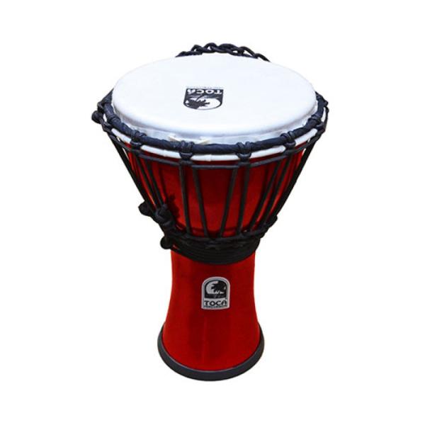 TOCA トカ TFCDJ-7MR Freestyle II Colorsound Djembe 7インチ Metallic Red ジャンベ  【FREESTYLE II COLORSOUND DJEMBE】 フリースタイルシリーズのライ...