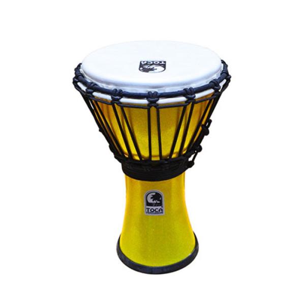 TOCA トカ TFCDJ-7MY Freestyle II Colorsound Djembe 7インチ Metallic Yellow ジャンベ  【FREESTYLE II COLORSOUND DJEMBE】 フリースタイルシリーズ...