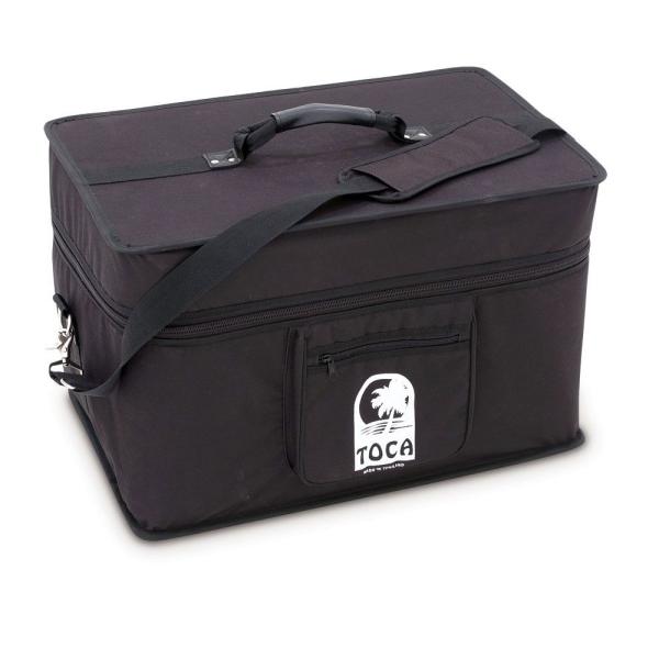 TOCA トカ T-CAJB Cajon Bag Black カホン用バッグ ブラック  【CAJONS】 平均的なカホンバッグより若干大きめサイズのパッド入りナイロンバッグ。 高い強度のダブルステッチ採用でカホンの保護に最適です。 長さ調...