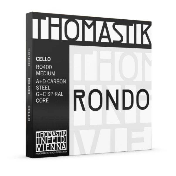 Thomastik Infeld RONDO R043 G線 タングステンクロム チェロ弦  ※商品画像はサンプルになります。詳しくは商品説明をご参照下さい。  トマスティックロンド  迫力のある力強い音で煌びやかな音色。 反応が速く操作性...