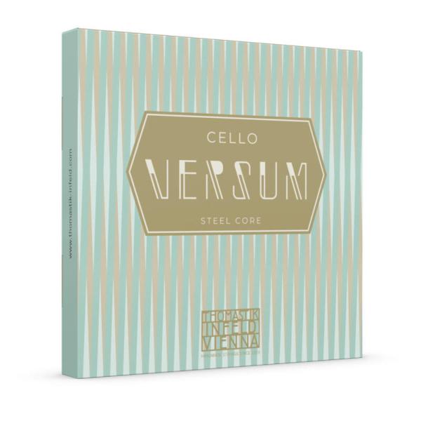 Thomastik Infeld Versum A線 マルチ合金 チェロ弦  ※商品画像はサンプルになります。詳しくは商品説明をご参照下さい。  音のバランスが良く明るく伸びやかな音色。 反応が速く操作性が良い。オールラウンド弦。  A線 ...