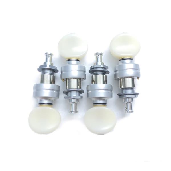 ウクレレペグ フェイマス ゴトー Famous GOTOH UPT-UBN-CW ウクレレ ギアペグ ペグ 4個セット  日本を代表する楽器パーツのブランドである「GOTOH」製。  UPTシリーズは、フリクションタイプに見える1/4のギア...