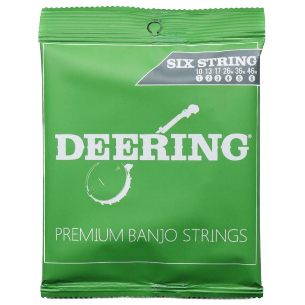 DEERING ディーリング ST-6 10-46w ギターバンジョー弦  グレッグ・ディーリングは独創性という拘りを持って数多くのバンジョーを作り出してきました。そのアクセサリー類にもバンジョーピッカーの側に立ってデザインされています。 ...