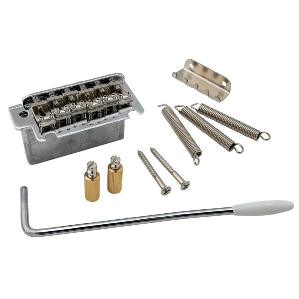 SCUD スカッド HK-02CS クローム 2点式 シンクロナイズド トレモロユニット  ※ギターパーツの取り扱いには、相応の技術と知識が必要になります。自己責任にて取り扱い可能な方のみ、ご検討下さい。取り付け時に起った、楽器及びパーツの...