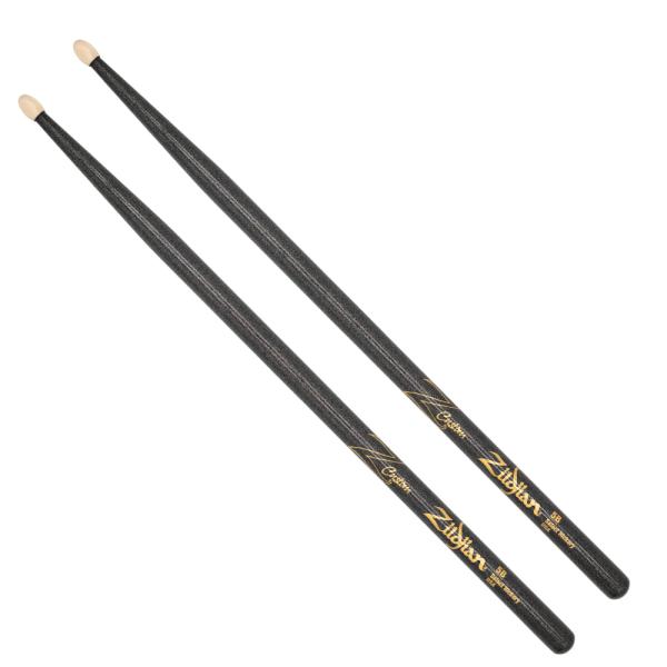 ZILDJIAN ジルジャン Z カスタム 5B Chroma Black ウッドチップ ドラムスティック  5Aより少し太めの5B。光沢のあるパール塗料で鮮やかなビジュアル。限定デザイン。  Z Customシリーズ・シンバルの復活を記念...
