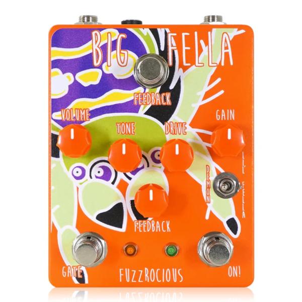 Fuzzrocious Pedals ファズロシャスペダルズ BIG FELLA ビッグフェラ オーバードライブ ディストーション ファズ ギターエフェクター  Fuzzrocious Pedals BIG FELLAは、オーバードライブ、...