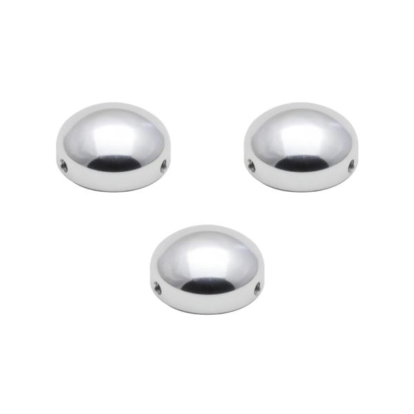 K.E.S ESH-R 銀 エフェクタースイッチハット 3個入り  エフェクターボードに射す妖艶な光  頭をまるくすることにより機能性と視認性がさらに向上しました。ネジ2点と対面の線で固定することで、安定性が向上、角度が付いた踏み込みに対し...