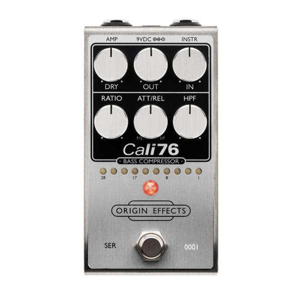 ORIGIN EFFECTS Cali76 Bass Compressor ベースコンプレッサー エフェクター。  Cali76 Bass Compressorは、1960年代以降の多くのスタジオレコーディングで聞かれた世界的に有名なUre...
