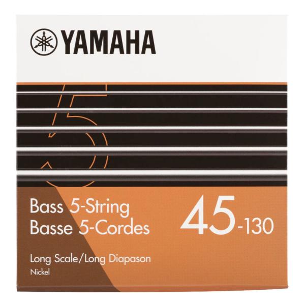 YAMAHA ヤマハ GSB45-5 5-String Long 045-130 Nickel ロングスケール 5弦エレキベース弦  ニッケルワウンド ベースギター弦 - 5弦用 ロングスケール  ■ 快適な弾き心地、チューニングの安定性、...