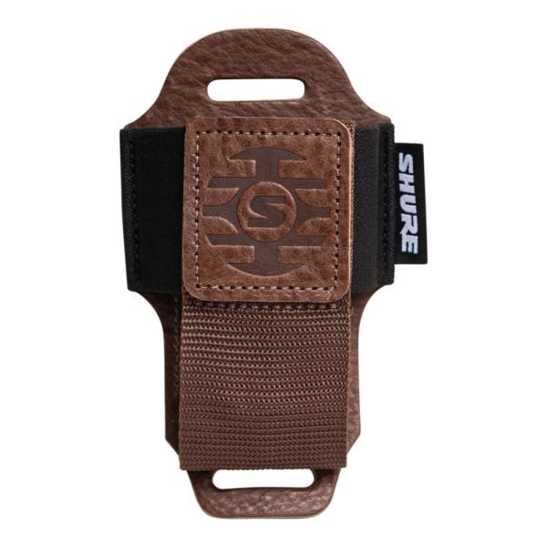 トランスミッターホルダー シュアー SHURE SH-BODYPACK-PBN-L ワイヤレス送信機用ポーチ シュア  SHURE GLXD16+専用のトランスミッターポーチです。 ベルトまたはギターストラップに通してお使いいただけます。 ...