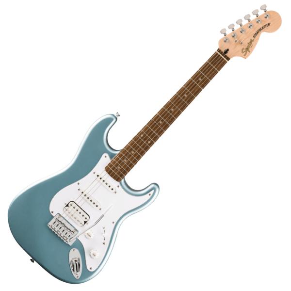 Squier スクワイヤー スクワイア Affinity Series Stratocaster Junior HSS Laurel Fingerboard White Pickguard Ice Blue Metallic エレキギター ...