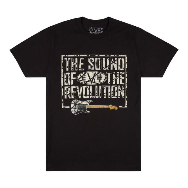 EVH イーブイエイチ Revolution Tee Black L 半袖 Tシャツ  Rock the EVH brand in style with the EVH Revolution T-Shirt. Featuring distr...