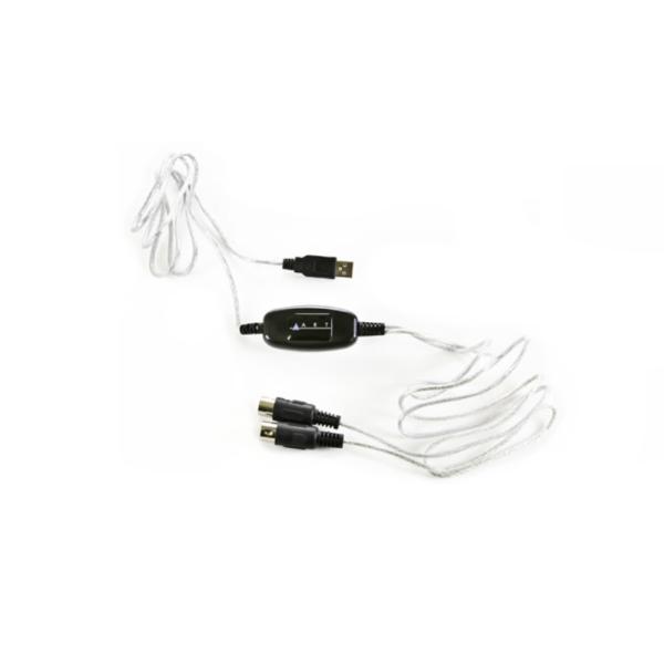 ART エーアールティー M-Connect USB → MIDI インタフェイスケーブル  様々なMIDI機器とパソコンのUSB端子を繋ぐケーブルです。楽器／コントローラー／サウンドモジュール等のMIDI機器と、パソコンのUSB端子を繋げ...