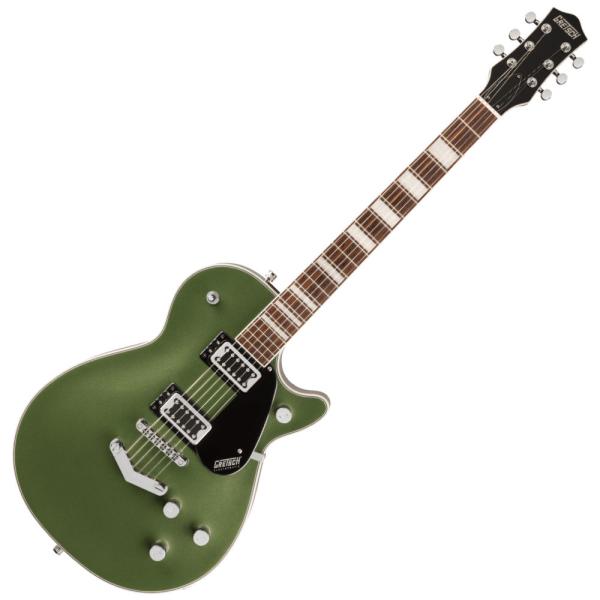 GRETSCH グレッチ G5220 Electromatic Jet BT Single-Cut with V-Stoptail Laurel Fingerboard Olive Metallic エレキギター  洗練されたセンスに満ち溢...