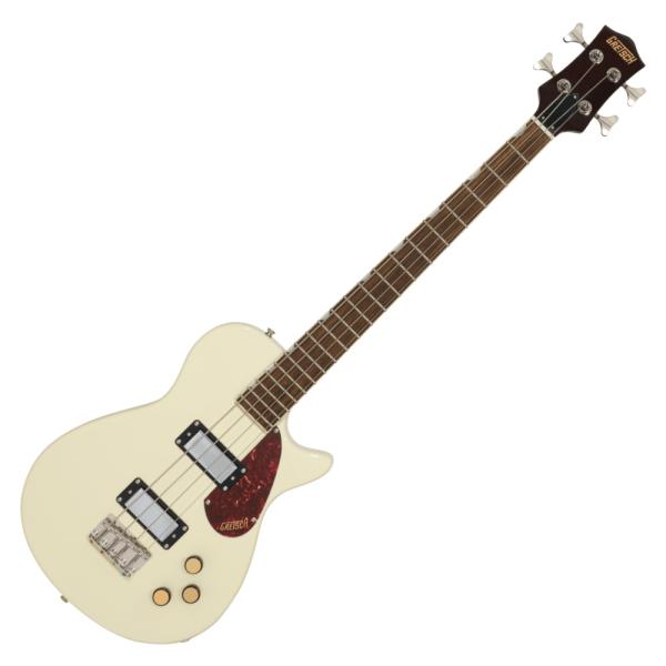 GRETSCH グレッチ Streamliner Jet Club Bass Single-Cut Vintage White エレキベース  Streamliner Collectionは、過去のGretschの栄光ある要素を蘇らせ、エキ...
