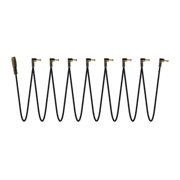 TRUETONE トゥルートーン 1SPOT MC8 Multi-plug DC Cable マルチプラグ 電源分配ケーブル  マルチプラグ8ケーブル。 同じ極性のエフェクターを8台まで接続できる8プラグ付きのアダプターケーブル/プラグです。