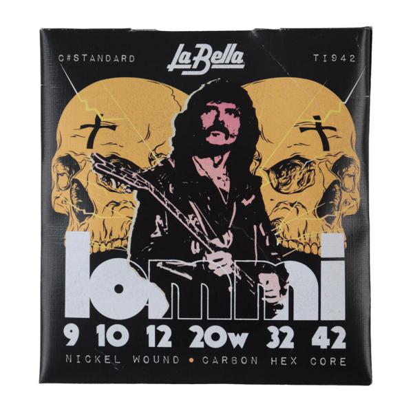 La Bella ラベラ TI942 Tony Iommi Signature Electric Guitar Strings C# Tuning 9-42 エレキギター弦  トニー・アイオミ・シグネイチャー弦が登場。 ダークなリフを再現で...