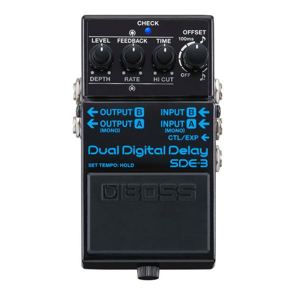 ディレイ BOSS SDE-3 Dual Digital Delay SDE-3000を再現 デュアルデジタルディレイ ボス パンニングディレイ機能搭載  時代を越えたインスピレーション。 クリアでありながら、音楽的な温かさを兼ね備えたデジ...