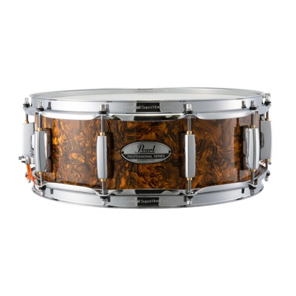 Pearl パール PMX1450S/C #420 Golden Yellow Abalon PROFESSIONAL SERIES スネアドラム  1986年に発売されたプロフェッショナルシリーズの北米産オールメイプルシェルのコンセプトは...
