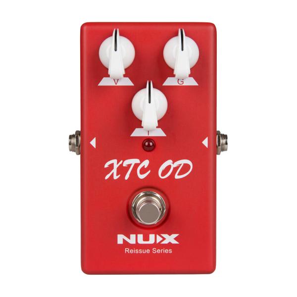 NUX ニューエックス XTC OD オーバードライブ Reissue Series Stompboxes ギターエフェクター  XTC ODペダルは、有名なブティックアンプのレッドチャンネルのオーバードライブトーンを再現します。  豊かな...