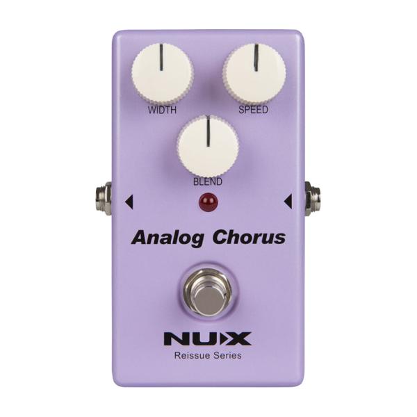 NUX ニューエックス Analog Chorus コーラス Reissue Series Stompboxes ギターエフェクター  Analog Chorusペダルは、80年代の伝説的なコーラスサウンドを再現。  アナログのバケツリレー...