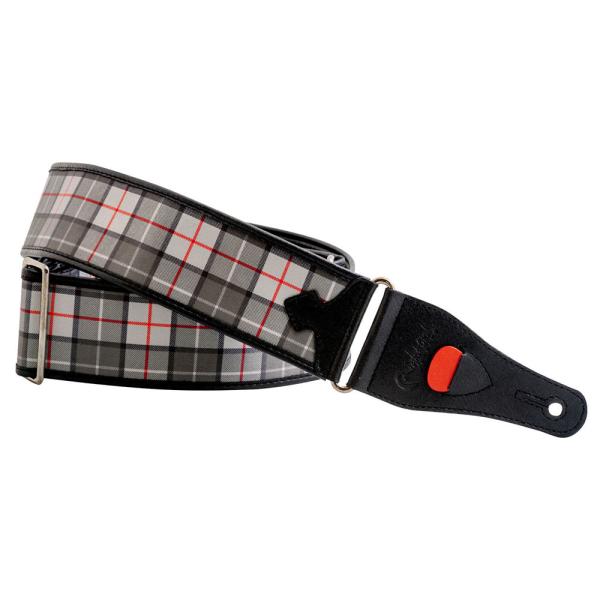 Righton! STRAPS ライトオンストラップ TARTAN GRS Grey ギターストラップ ※生地のロスを最小限にするため柄が一点一点異なります。  環境に配慮しながらも、ファッション性を損なわないGRS素材のストラップ。サステ...