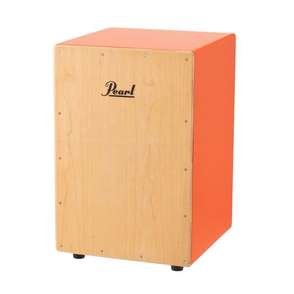 Pearl PCJ-CVC/SC FO COLOR BOX CAJON カホン ソフトケース付き  パール ポップなカラーのカラーボックスカホンです。  打面はメイプルプライ、まわりの面はソリッドなMDF（ファイバーボードの一種）材を採用。...